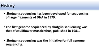 shotgun sequncing | PPTX