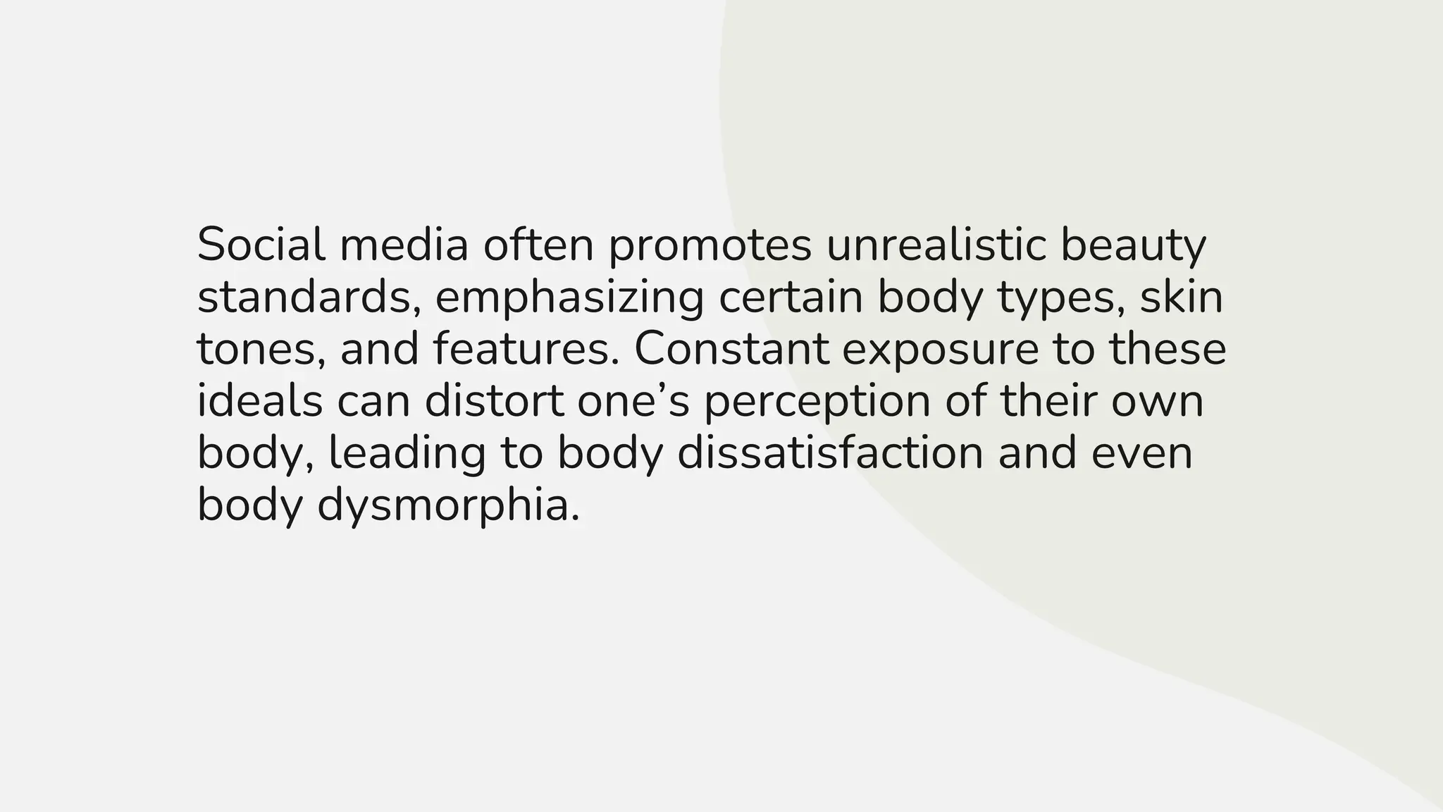 The impact of social media on body image | PPTX
