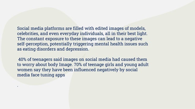 The impact of social media on body image | PPTX