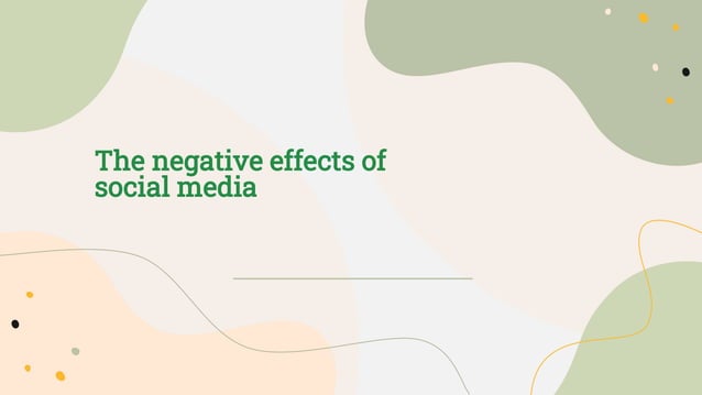 The impact of social media on body image | PPTX