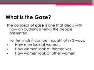 Laura Mulvey's media theory | PPTX