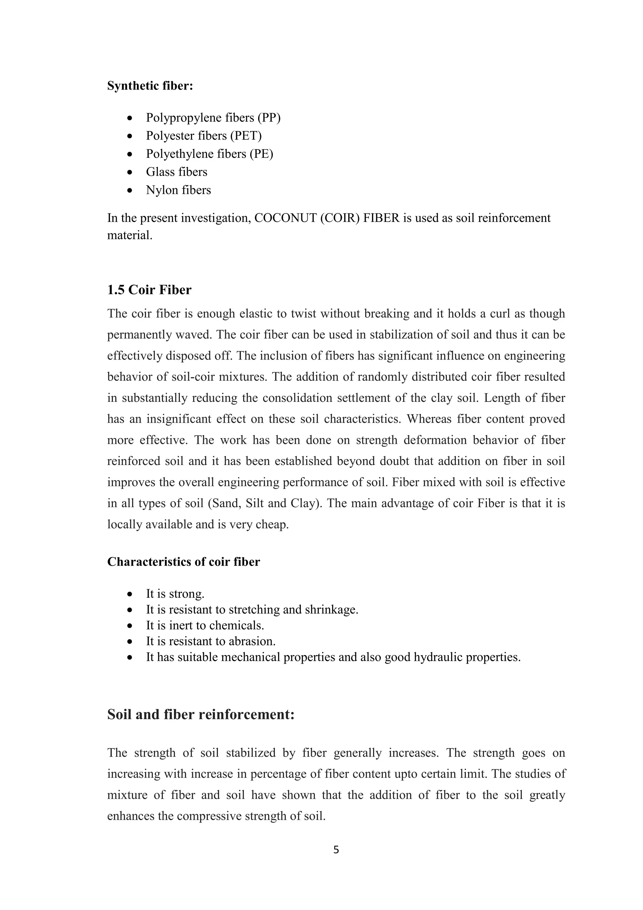 Soil stablization using coir | PDF