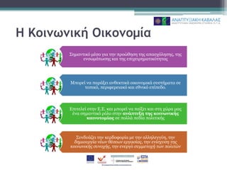 Κοινωνική Επιχειρηματικότητα και Νέα Χρηματοδοτικά Εργαλεία για την ...