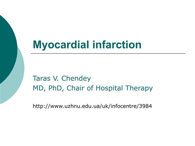11111801_Myocardial_infarction.ppt | Heart and Cardiovascular Diseases ...