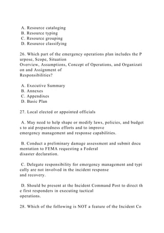 11112016 IS­230.d ­ Fundamentals of Emergency Management F.docx