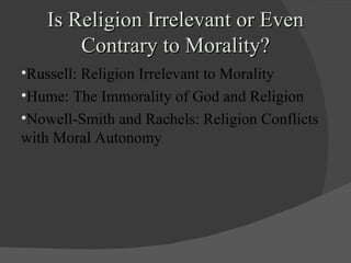 Religion and Ethics | PPT