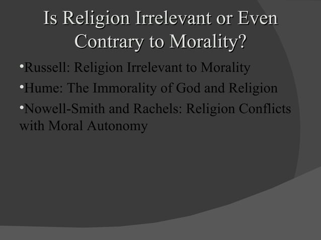 Religion and Ethics | PPT | Religion & Spirituality