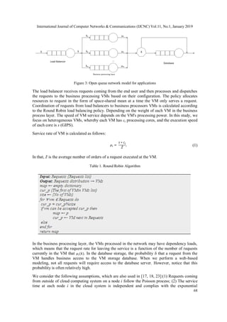 AN OPEN JACKSON NETWORK MODEL FOR HETEROGENEOUS INFRASTRUCTURE AS A ...