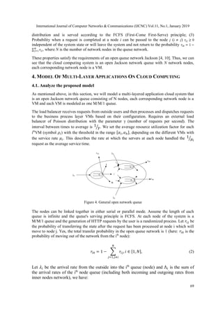AN OPEN JACKSON NETWORK MODEL FOR HETEROGENEOUS INFRASTRUCTURE AS A SERVICE ON CLOUD COMPUTING | PDF