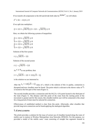 PROCEDURE OF EFFECTIVE USE OF CLOUDLETS IN WIRELESS METROPOLITAN AREA ...