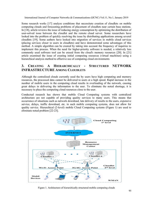 PROCEDURE OF EFFECTIVE USE OF CLOUDLETS IN WIRELESS METROPOLITAN AREA NETWORK ENVIRONMENT | PDF