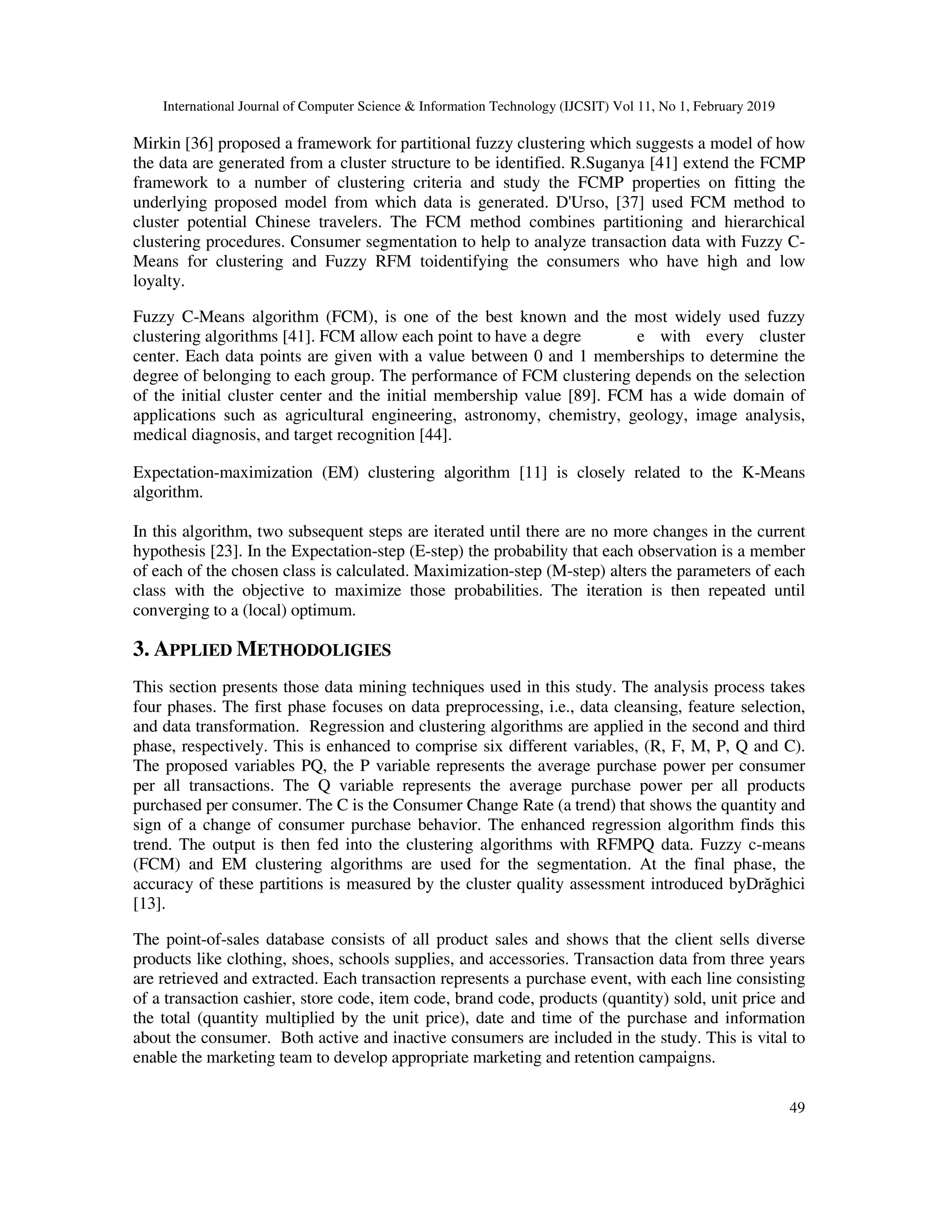 New Market Segmentation Methods Using Enhanced (RFM), CLV, Modified Regression and Clustering ...