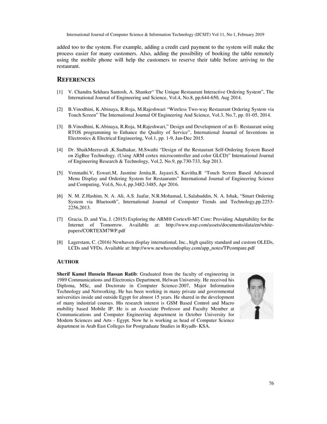 WI-FI MICROCONTROLLER BASED SMART MENU | PDF