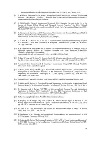 Trend-Based Networking Driven by Big Data Telemetry for Sdn and Traditional Networks | PDF