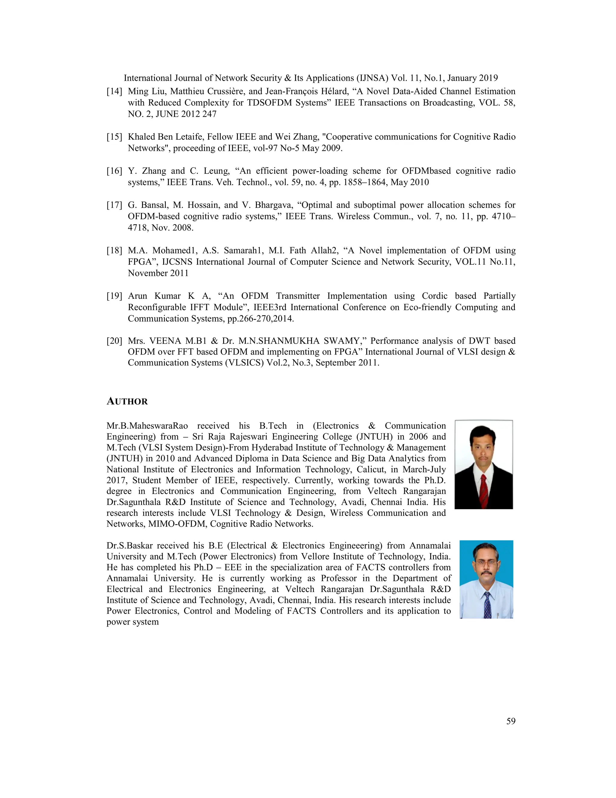 A SURVEY ON OPTIMIZATION BASED SPECTRUM SENSING TECHNIQUES TO REDUCE ...