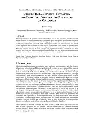 PROFILE DATA DEPLOYING STRATEGY FOR EFFICIENT COOPERATIVE REASONING ON ONTOLOGY | PDF