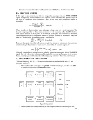 REDUCING PAPR OF OFDM BASED WIRELESS SYSTEMS USING COMPANDING WITH CONVOLUTIONAL CODES | PDF