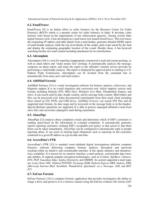 TECHNIQUES AND TOOLS FOR FORENSIC INVESTIGATION OF E-MAIL | PDF