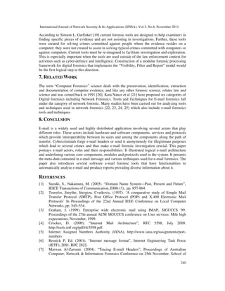 TECHNIQUES AND TOOLS FOR FORENSIC INVESTIGATION OF E-MAIL | PDF