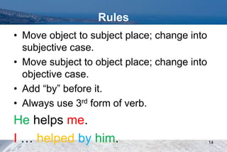 11, 12. active voice, passive voice | PPT