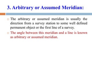 Traverse survey Civil engineering first year | PPT