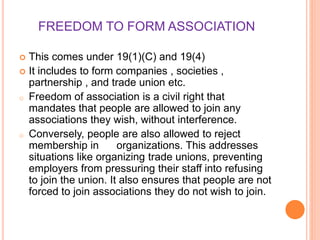 Right to freedom | PPTX