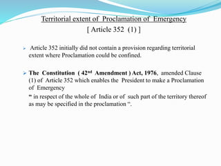 Emergency Provisions | PPTX
