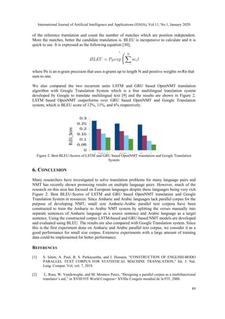 CONSTRUCTION OF AMHARIC-ARABIC PARALLEL TEXT CORPUS FOR NEURAL MACHINE TRANSLATION | PDF