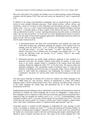 CONSTRUCTION OF AMHARIC-ARABIC PARALLEL TEXT CORPUS FOR NEURAL MACHINE ...
