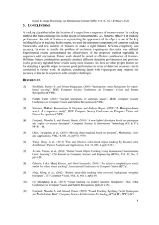 Applying R-spatiogram in Object Tracking for Occlusion Handling | PDF