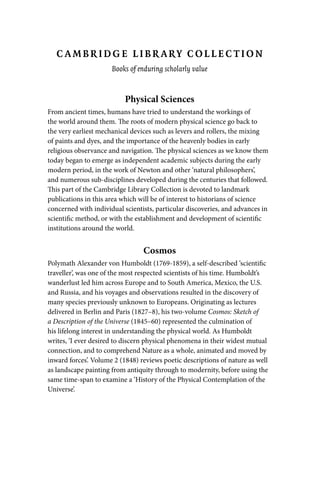 Cosmos Volume 2 Sketch Of A Physical Description Of The Universe ...