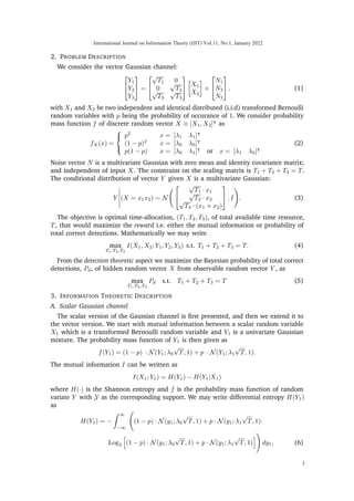 Sensing Method for Two-Target Detection in Time-Constrained Vector Gaussian Channel | PDF
