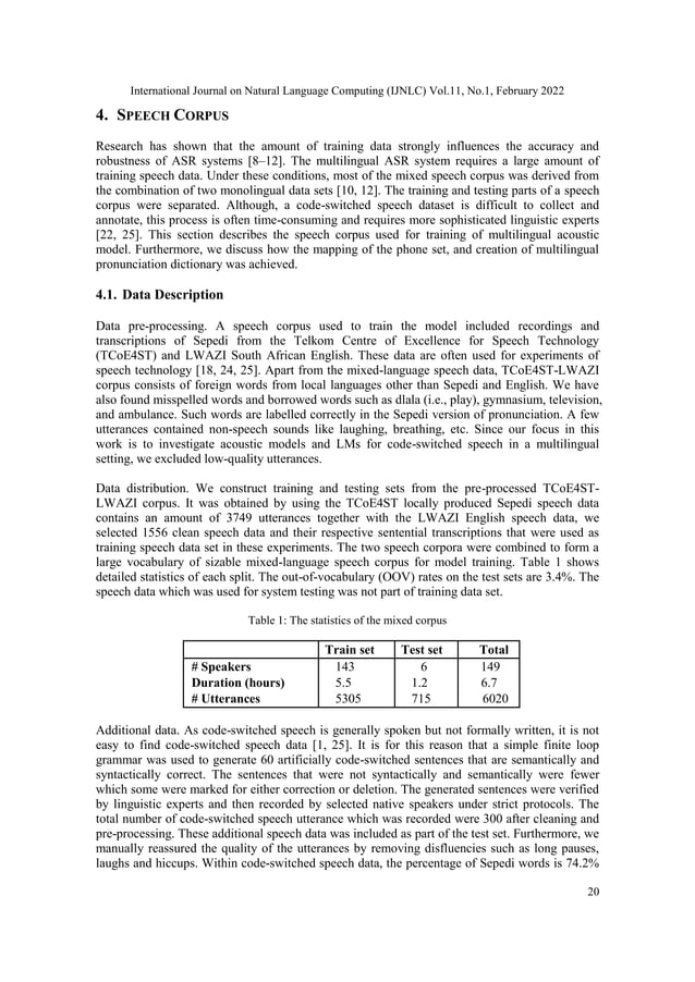 INTEGRATION OF PHONOTACTIC FEATURES FOR LANGUAGE IDENTIFICATION ON CODE-SWITCHED SPEECH | PDF