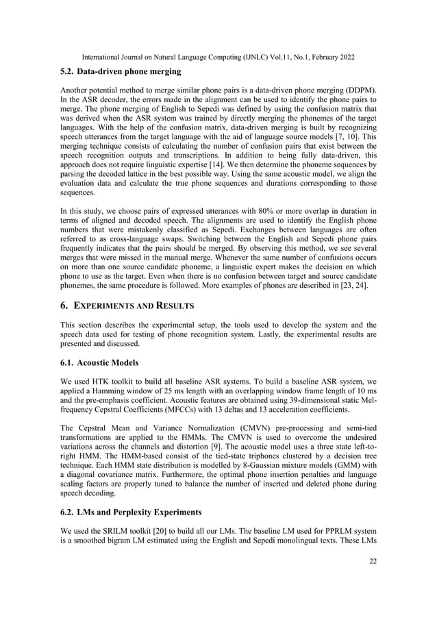 Integration of Phonotactic Features for Language Identification on Code-Switched Speech | PDF