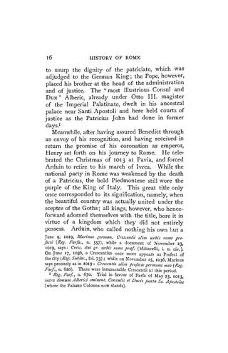 History Of The City Of Rome In The Middle Ages Ferdinand Gregorovius | PDF