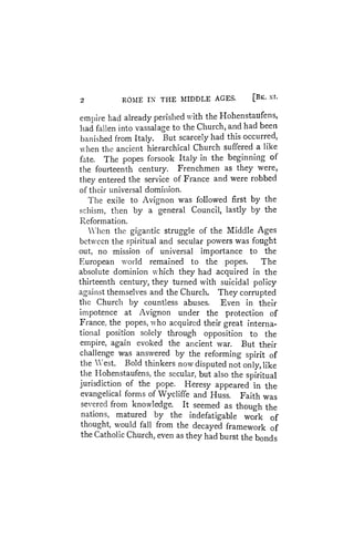 History Of The City Of Rome In The Middle Ages Ferdinand Gregorovius | PDF