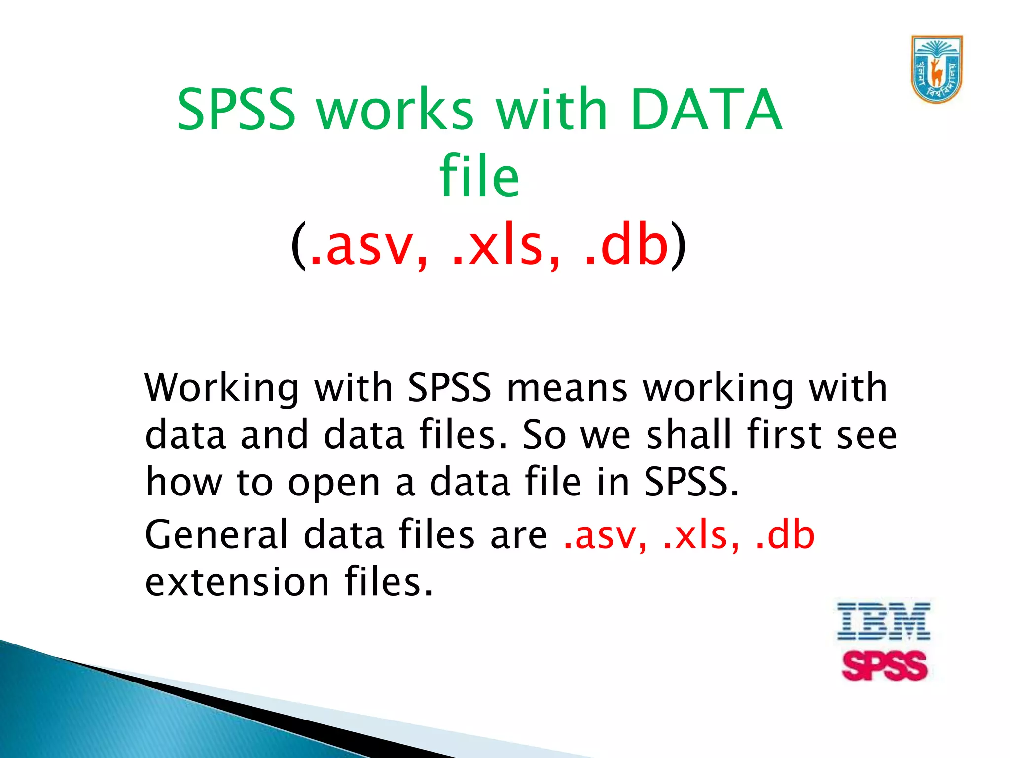SPSS How to use Spss software | PPTX