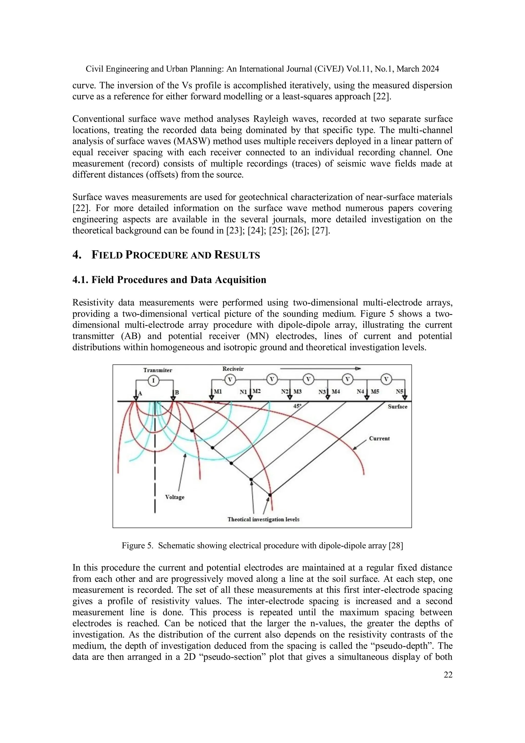 GEOTECHNICAL CHARACTERIZATION ON THE SOYO ROAD SECTION USING ELECTRICAL RESISTIVITY AND SEISMIC ...