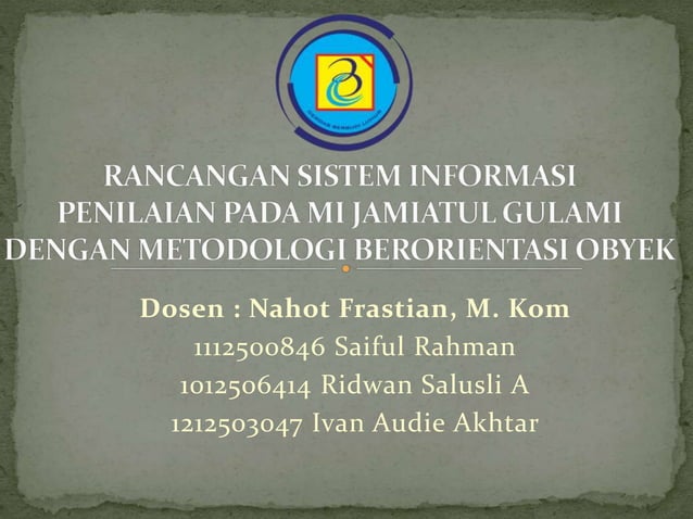 1112500846 Saiful Rahman Kelompok Ppt 