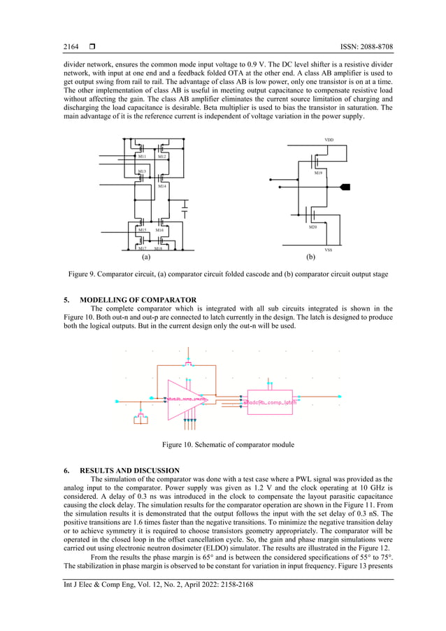 Operational Transconductance Amplifier Based Comparator For High Frequency Applications Using 22