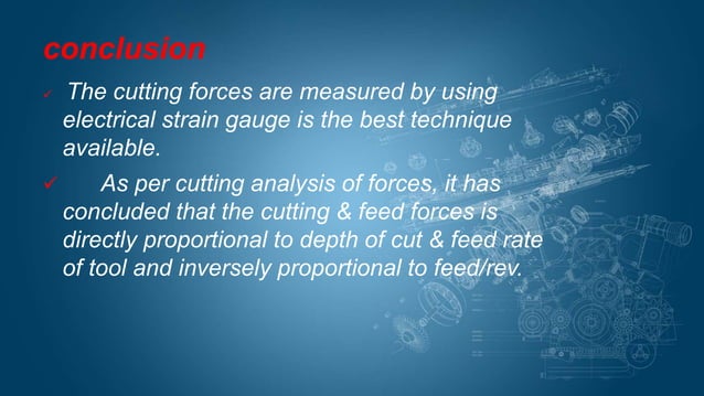 LATHE TOOL DYNAMOMETER | PPTX