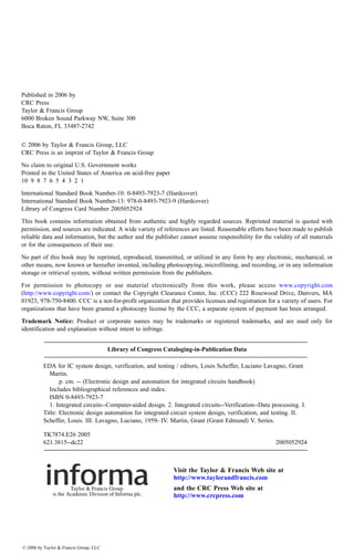 Eda For Ic System Design Verification And Testing Electronic Design ...