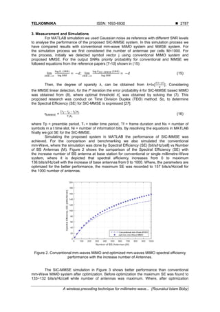 A wireless precoding technique for millimetre-wave MIMO system based on SIC-MMSE | PDF