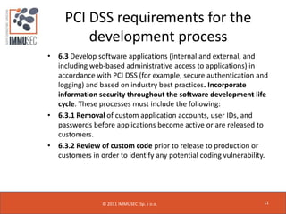 1112 agile approach to pci dss development | PPT