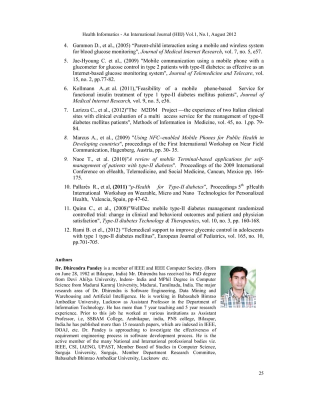 SMS-Based System for Type-II Diabetes (NIDDM) Management | PDF