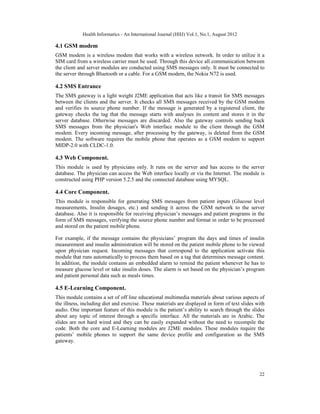 SMS-Based System for Type-II Diabetes (NIDDM) Management | PDF