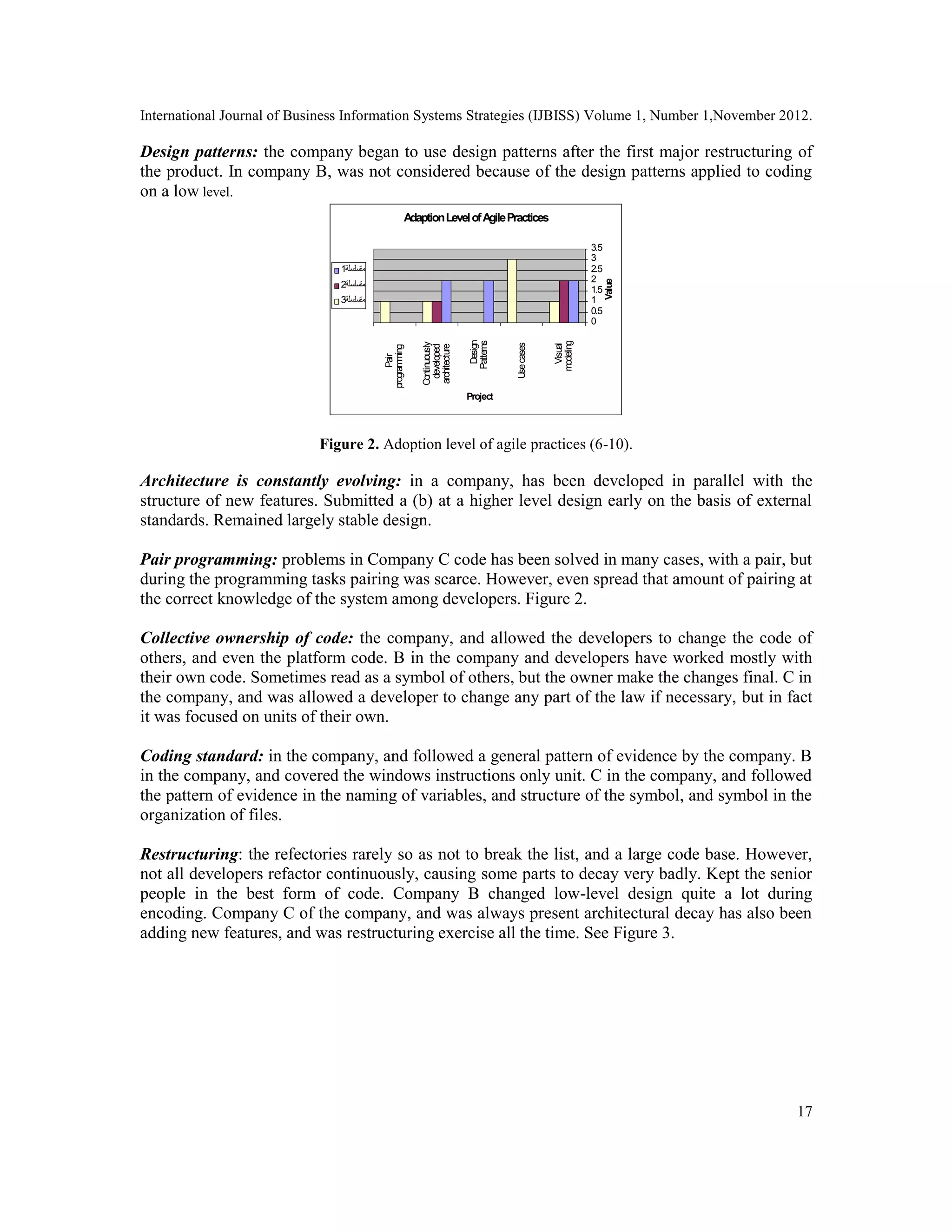 EMPIRICAL STUDY OF THE EVOLUTION OF AGILE-DEVELOPED SOFTWARE SYSTEM IN JORDANIAN'S TELECOM | PDF