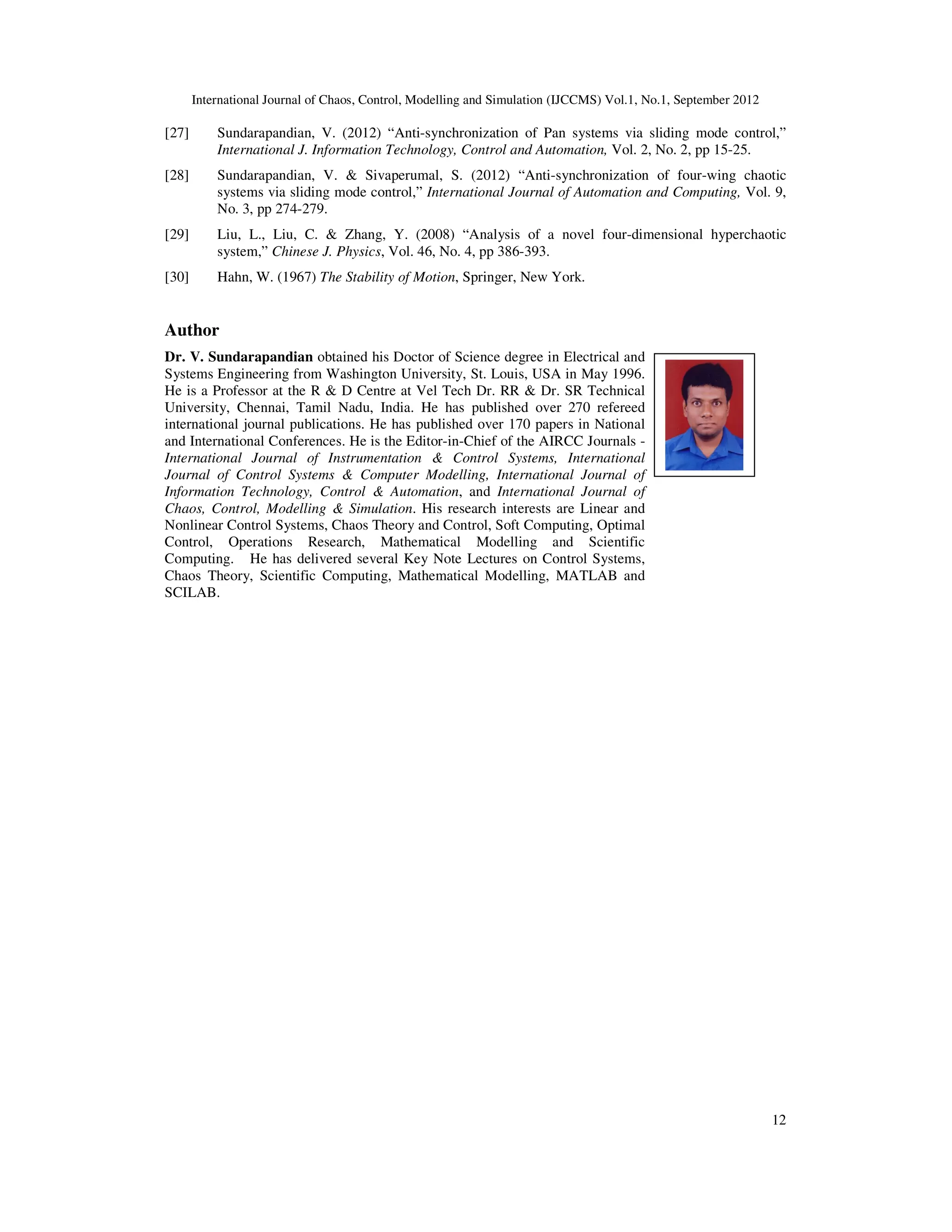Hybrid Synchronization Of Hyperchaotic Liu Systems Via Sliding Mode