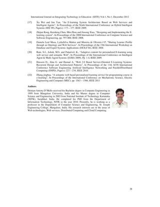 FUNCTIONAL SEMANTICS AWARE BROKER BASED ARCHITECTURE FOR E-LEARNING WEB SERVICES | PDF