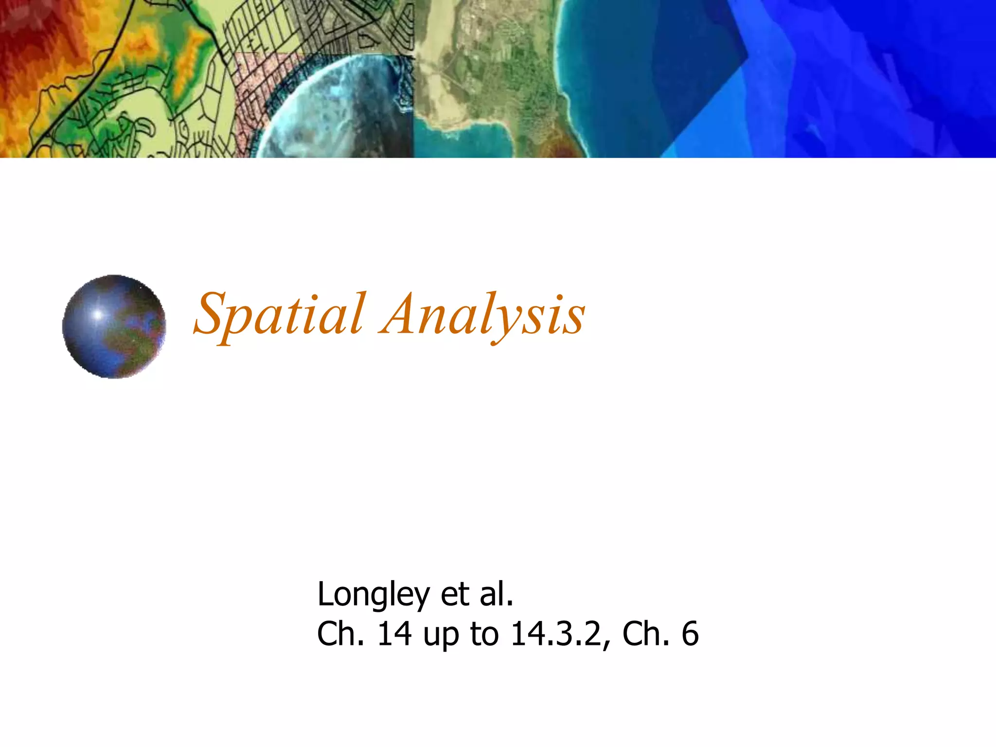 spatial analysis | PPT